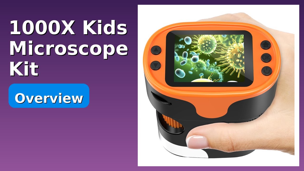 REVIEW (2026): 1000X Kids Microscope Kit. Features.