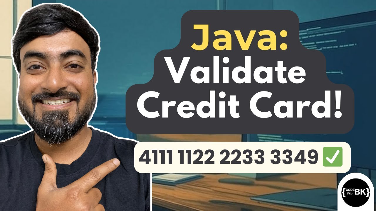 Java Program: Luhn Algorithm to Validate Credit Card Number