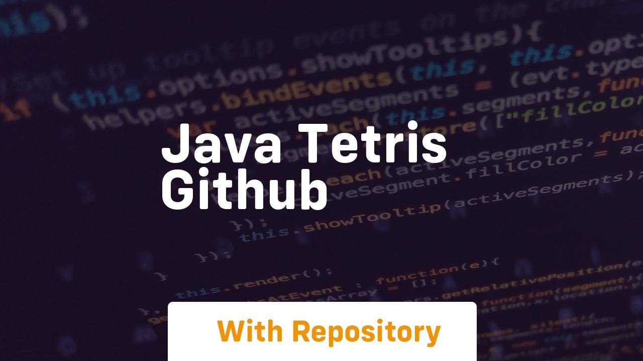 java tetris github
