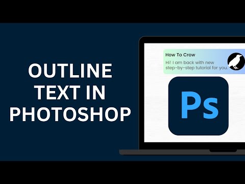 How to Outline text in Photoshop
