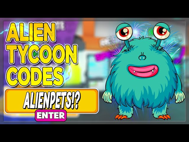 Roblox Alien Tycoon codes for December 2022: Free boosts