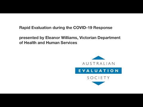 Rapid Evaluation during the COVID-19 Response