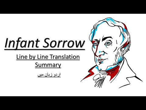 Infant Sorrow Summary & Translation by William Blake in Urdu/Hindi