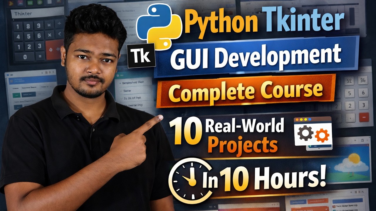 Python Tkinter GUI Development – Complete Course with 10 Real-World Projects | #w3runs #python