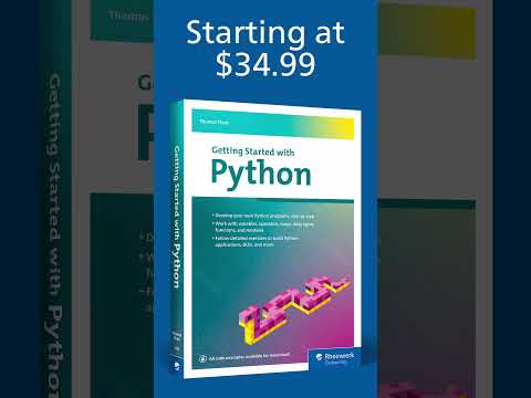Learn How to Get Started with Python in July's New Rheinwerk Computing Book!