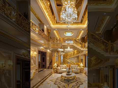 Royal Golden House #interiordesign #desingerhouse #housedeign #home #architecture #homedecor
