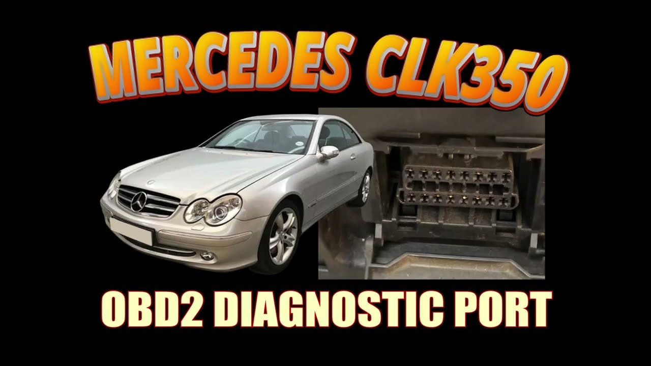 MERCEDES CLK350 - OBD2 DIAGNOSTIC PORT LOCATION