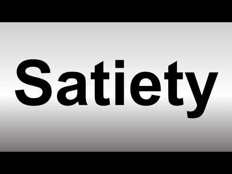 How to Pronounce Satiety