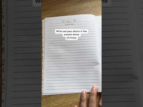 Manifestation Method #manifestation #journaling #manifest #manifesting