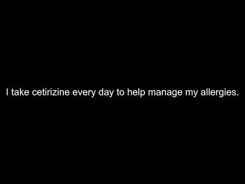 How To Pronounce Cetirizine