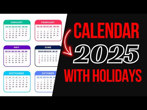 COMPLETE 2025 CALENDAR