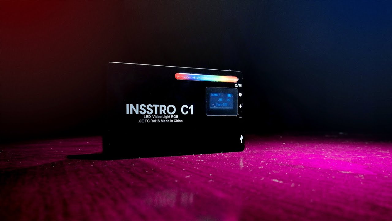 This LIGHT is FUN TO HAVE!!! Insstro C1 RGB LED Light