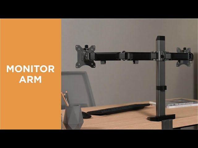 Monitor Stand - Deluxe Single-Monitor Articulating Monitor Arm Trader ...