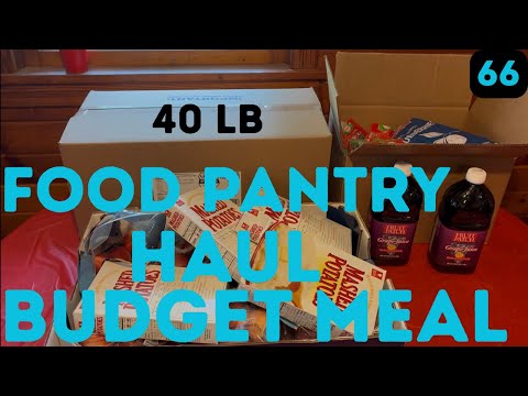 Drive Through Food Pantry - Frugal Living - Food Pantry Haul 2025 - Food Bank - Stockpile Food