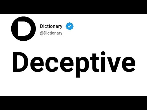 Deceptive Meaning In English