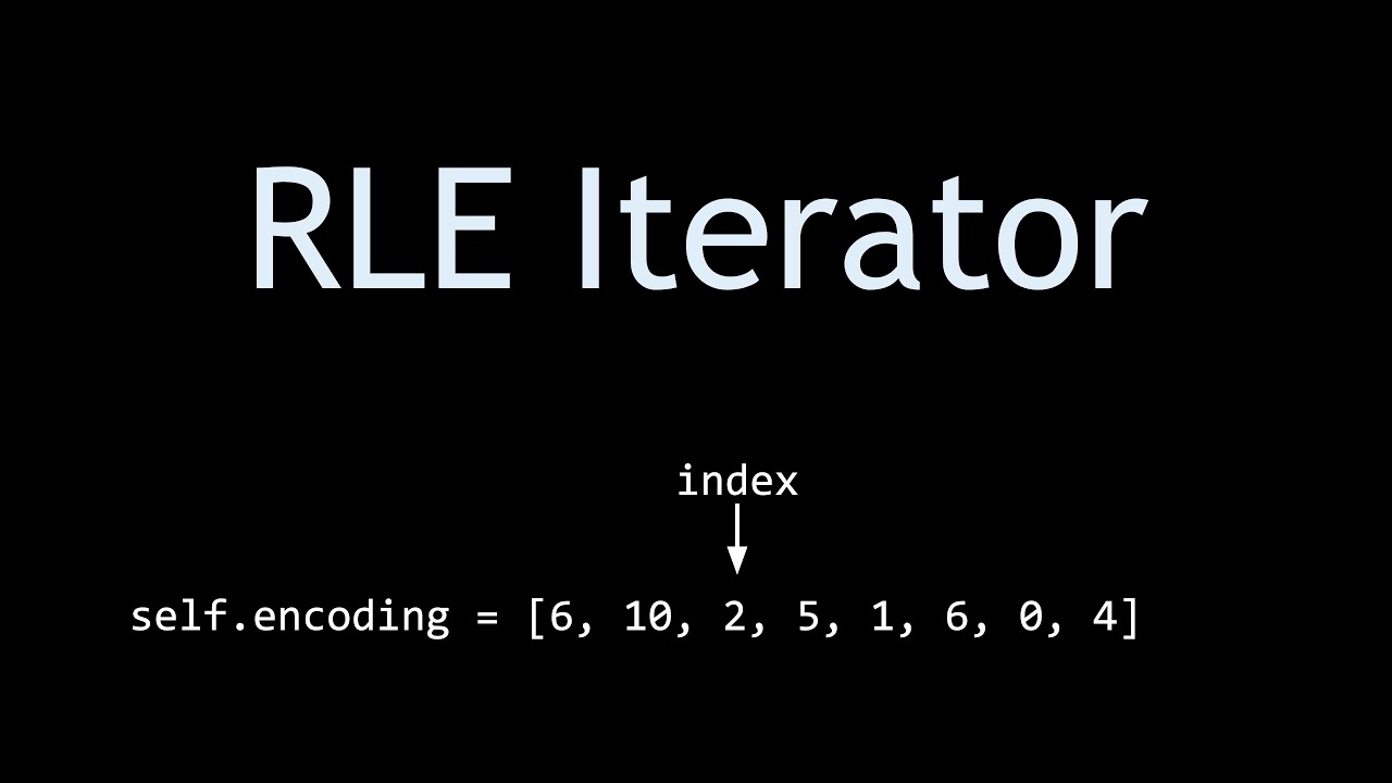 Coding Interview Problem - RLE Iterator
