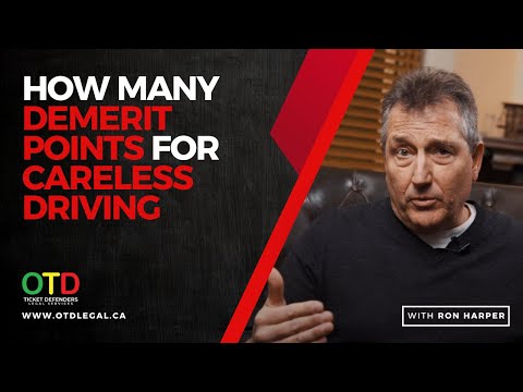 HOW MANY DEMERIT POINTS FOR CARELESS DRIVING?