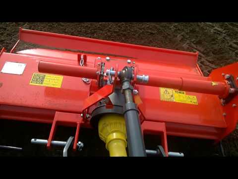 Garten Fräsen mit Kubota B 2420