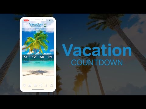 Vacation Countdown App FREE travel app for iOS and Android