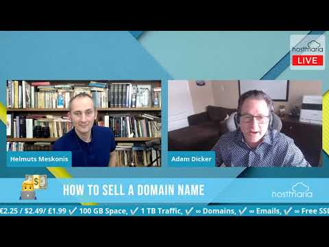 How to sell a domain name - Adam Dicker