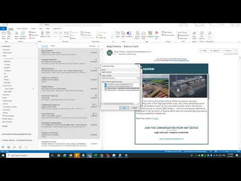 How to move email to online archive