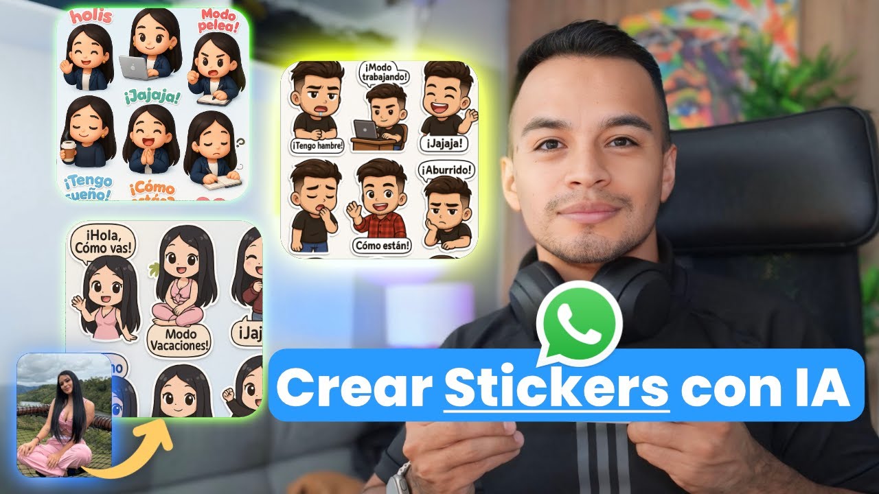 How to Create Custom Stickers for WhatsApp with AI (Your Photos)