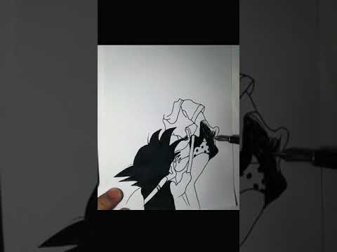 Drawing Curious Girl Has No Tail #Shorts