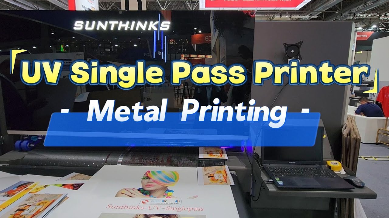 Sunthinks SU805 UV Single Pass Printer For Metal Printing