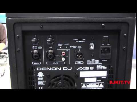 DENON DJ AXIS SPEAKERS @NAMM 2015 WITH DJKIT TV