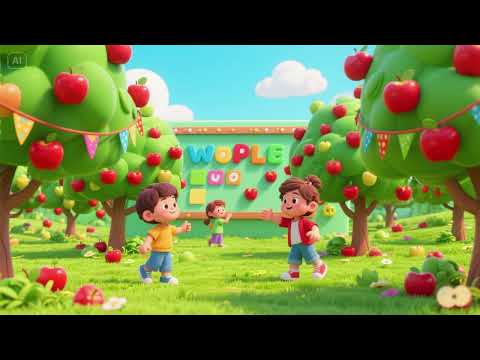 "Apple Orchard Word Wall 4 | Autumn Vocabulary for Early Learners"