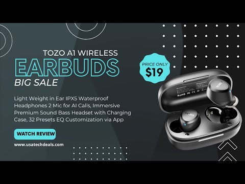 Best Earbuds for Under 100 | TOZO A1 Wireless Earbuds Review: Is It Worth Buying? Let’s Find Out!