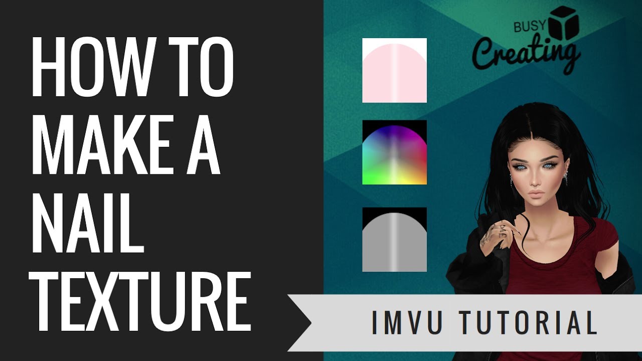 Nail Texture Tutorial | Gimp | IMVU |
