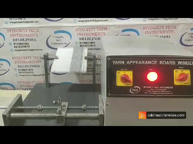 Yarn Testing Machines - Shade Card Winding Machine Manufacturer from ...
