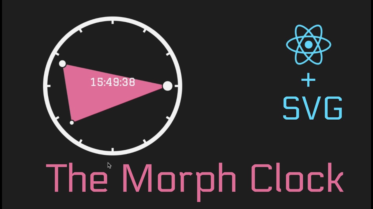 Morph Clock in React using SVG