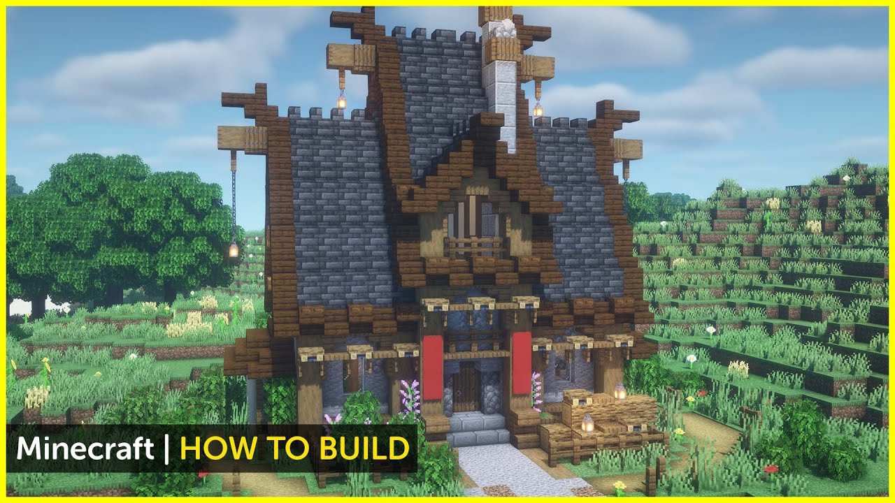 Minecraft - Villager Houses - Cleric's House Tutorial - Minecraft Builders