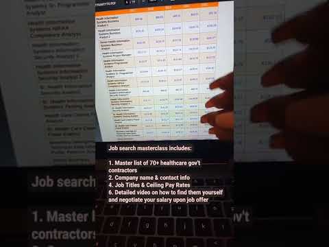 Healthcare Federal Government Contractors list! #RHIT #ahima #healthinformationmanagement