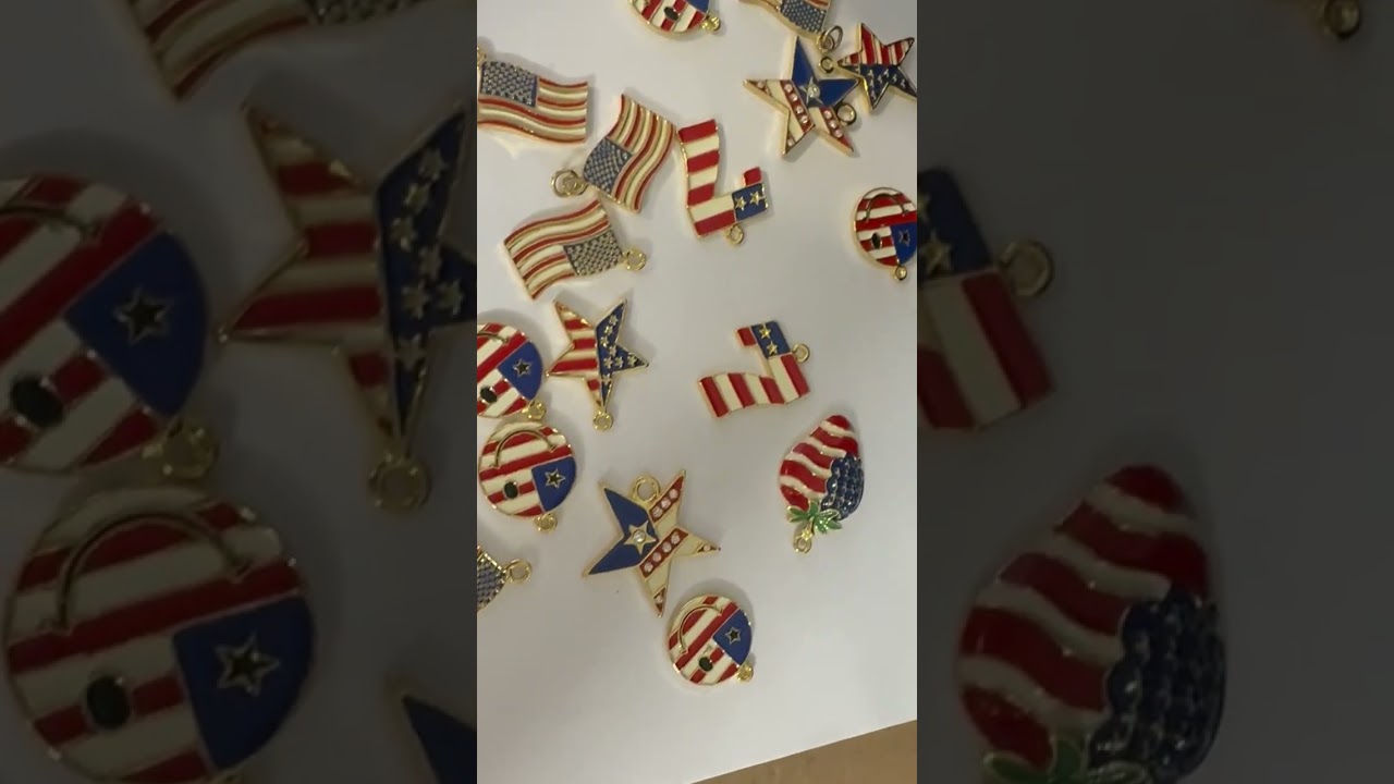 GovDeals: Lot of Assorted USA, Pins, and Enamel Pendants