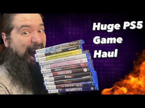 Unpacking my PS5 Game Haul: A Gamestop Shopping Spree!