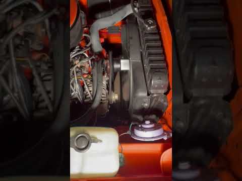 adjusting alternator, belt, bracket pulley system etc, engine rev check 1 #mopar