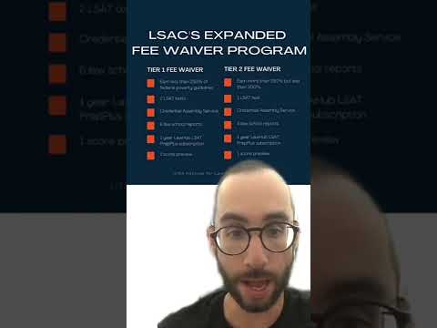 LSAT fee waivers