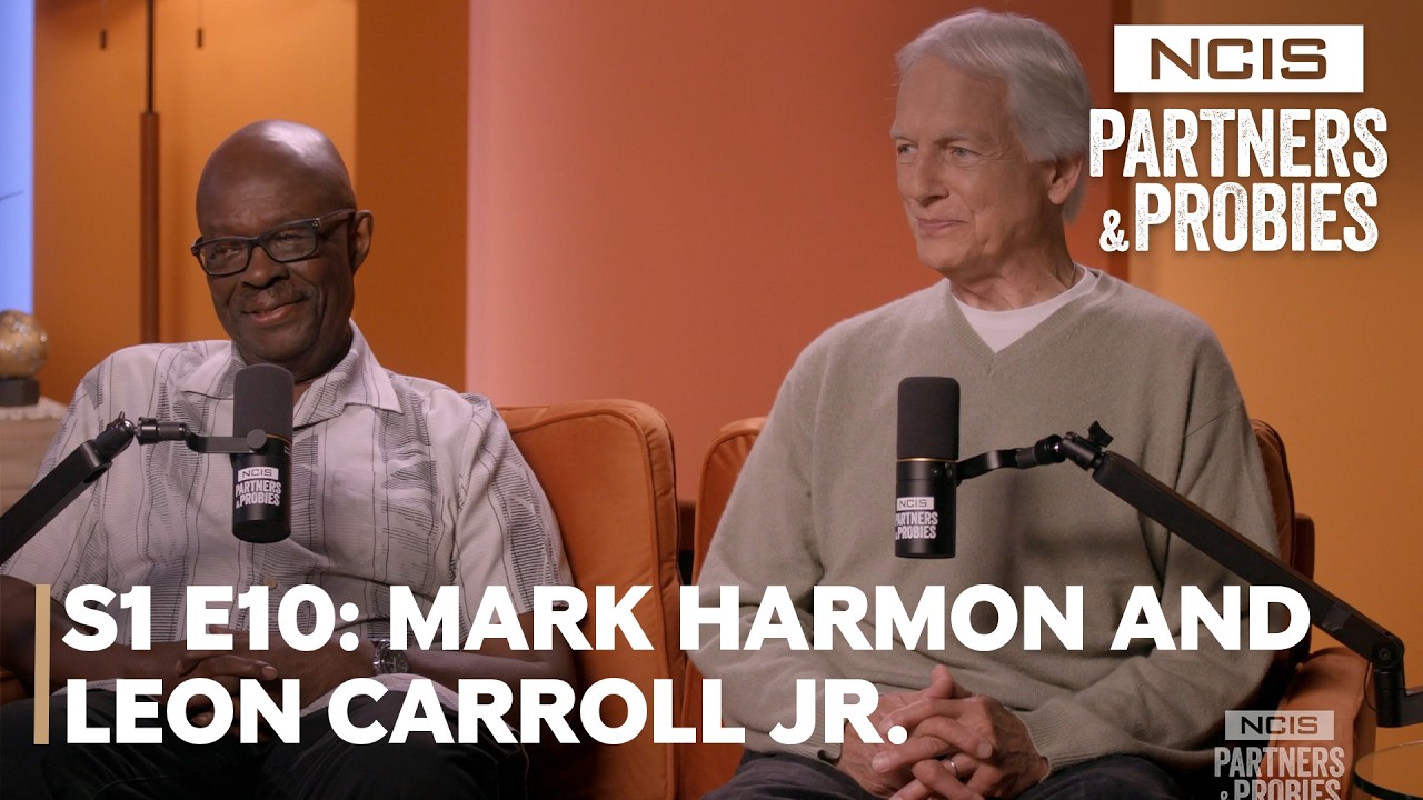 NCIS Legends Mark Harmon and Leon Carroll Jr.