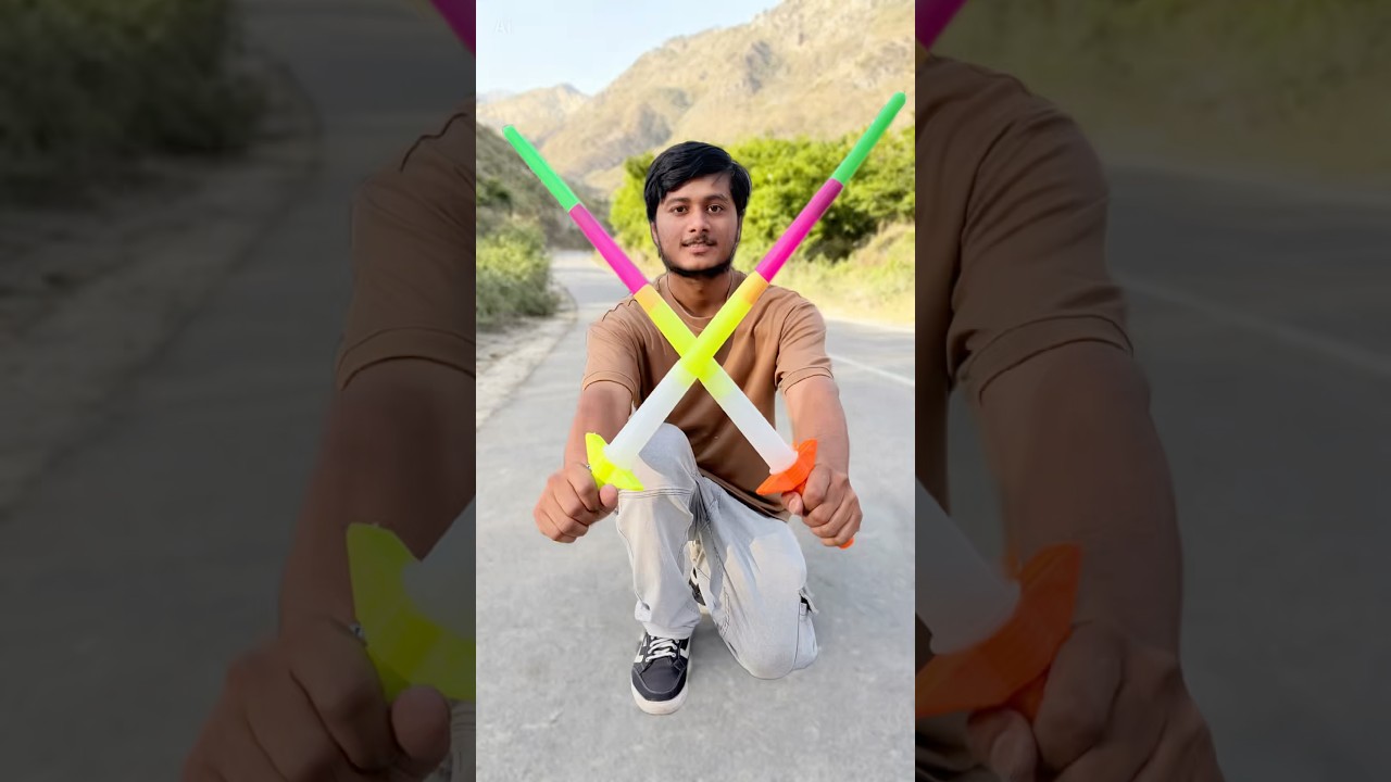 Mini Gun 🔫 Vs 2ta Led Talwar & Sword⚔️