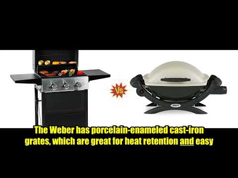 MASTER COOK BBQ Grill VS Weber Q1000 Liquid Propane Grill