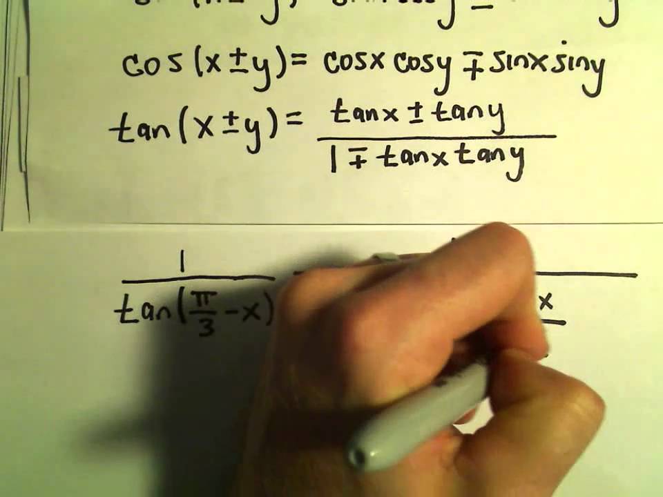 Cofunction Identities, Example 2