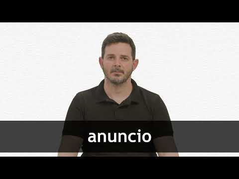 English Translation of “ANUNCIO” | Collins Spanish-English Dictionary