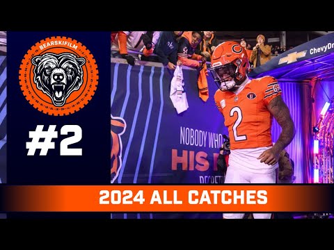 DJ Moore EVERY CATCH 2024 Season Highlights || Chicago Bears Caleb Williams
