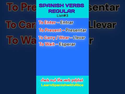 Speak SPANISH Confidently with These 8 Verbs #shorts #easyspanish #esl
