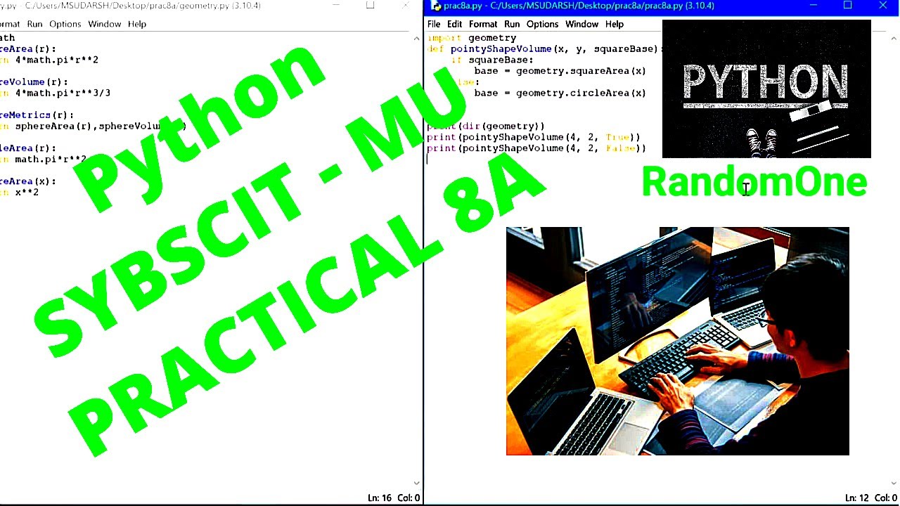 Python Programming - Practical 8A