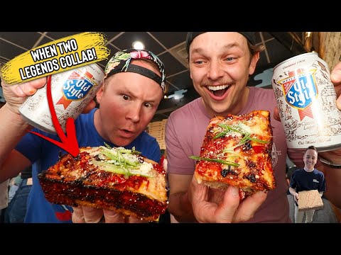 ZaZa's Pizzeria x Casazza House Pizza Detroit Style Pizza Collab in Chicago!