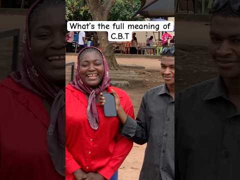 What’s the Full meaning of CBT 😂 #funny #interviewing